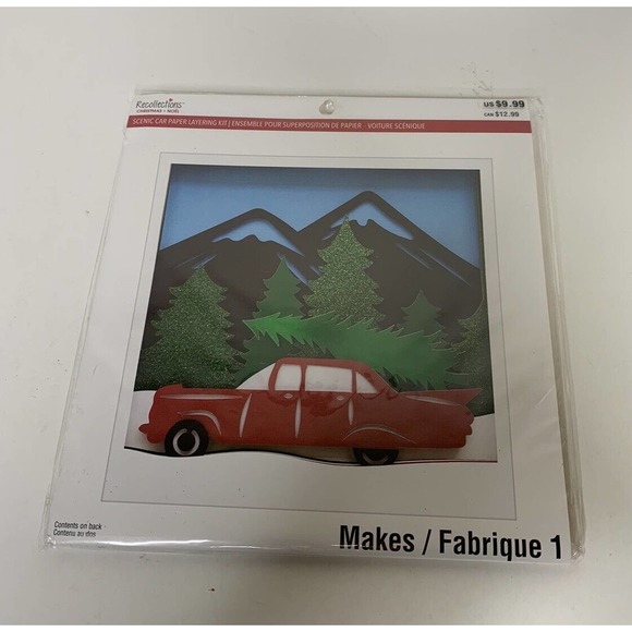 Recollections | Office | Recollections Christmas Scenic Red Car Paper ...